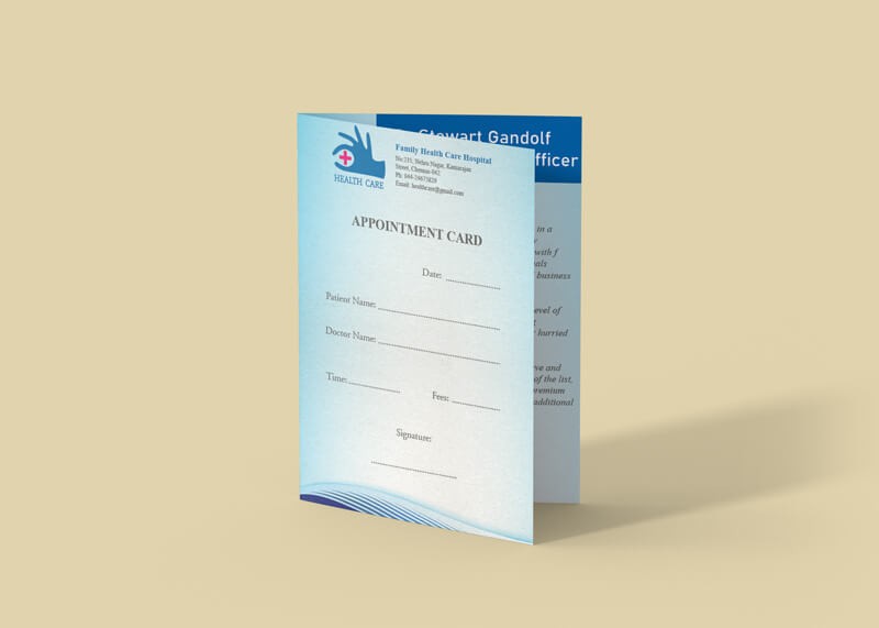 Patient Cards | Design Custom Cards Online | Printo