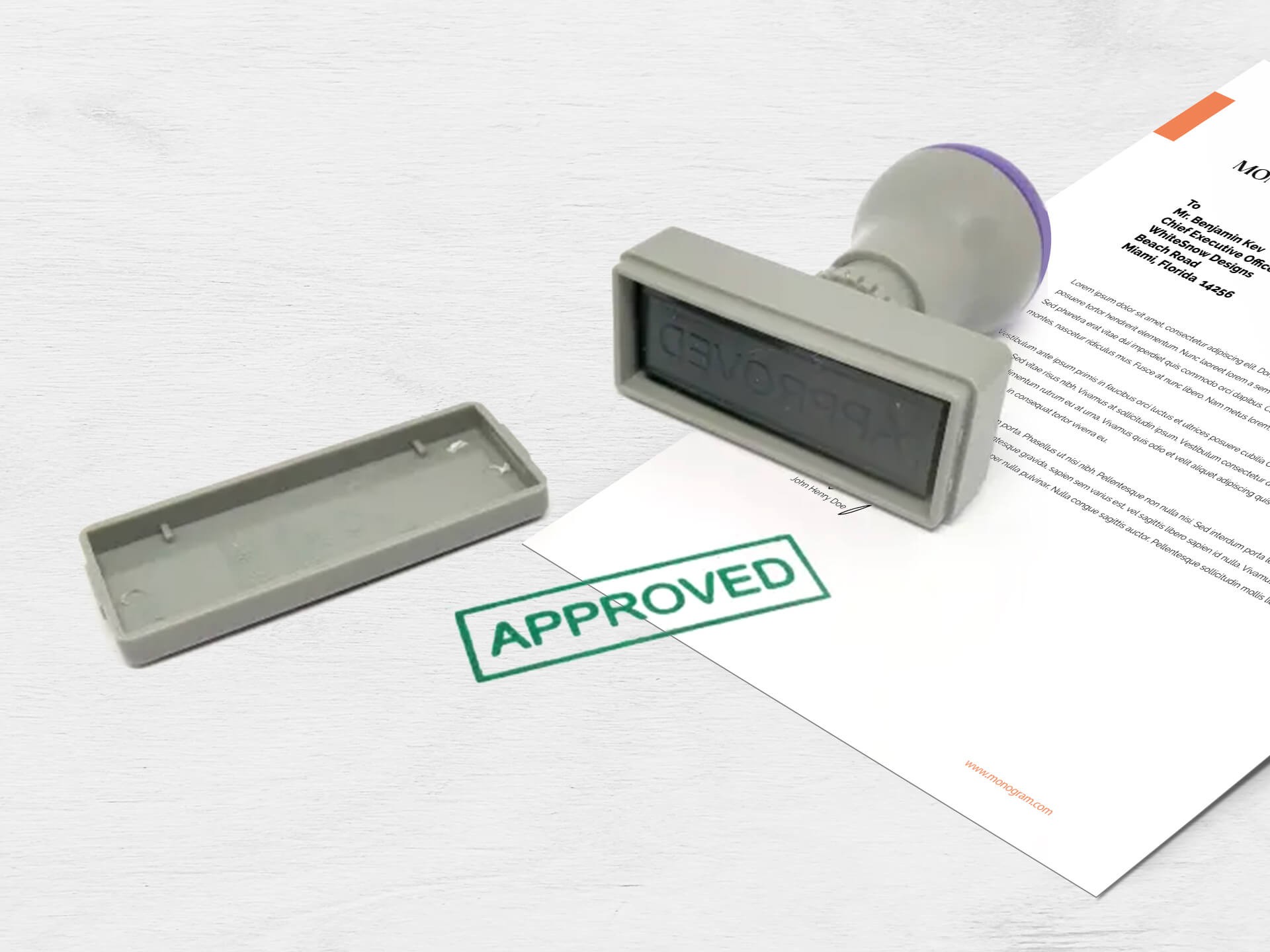 Small Rubber Stamp | Design Custom Rubber Stamp Online | Printo