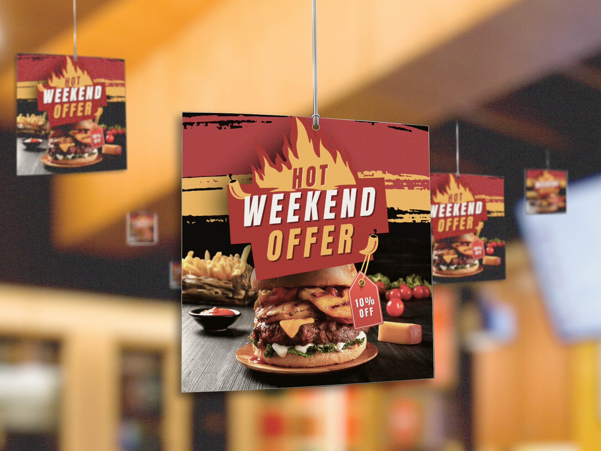 Square Shaped Danglers - Buy Business Promotional Danglers Online ...