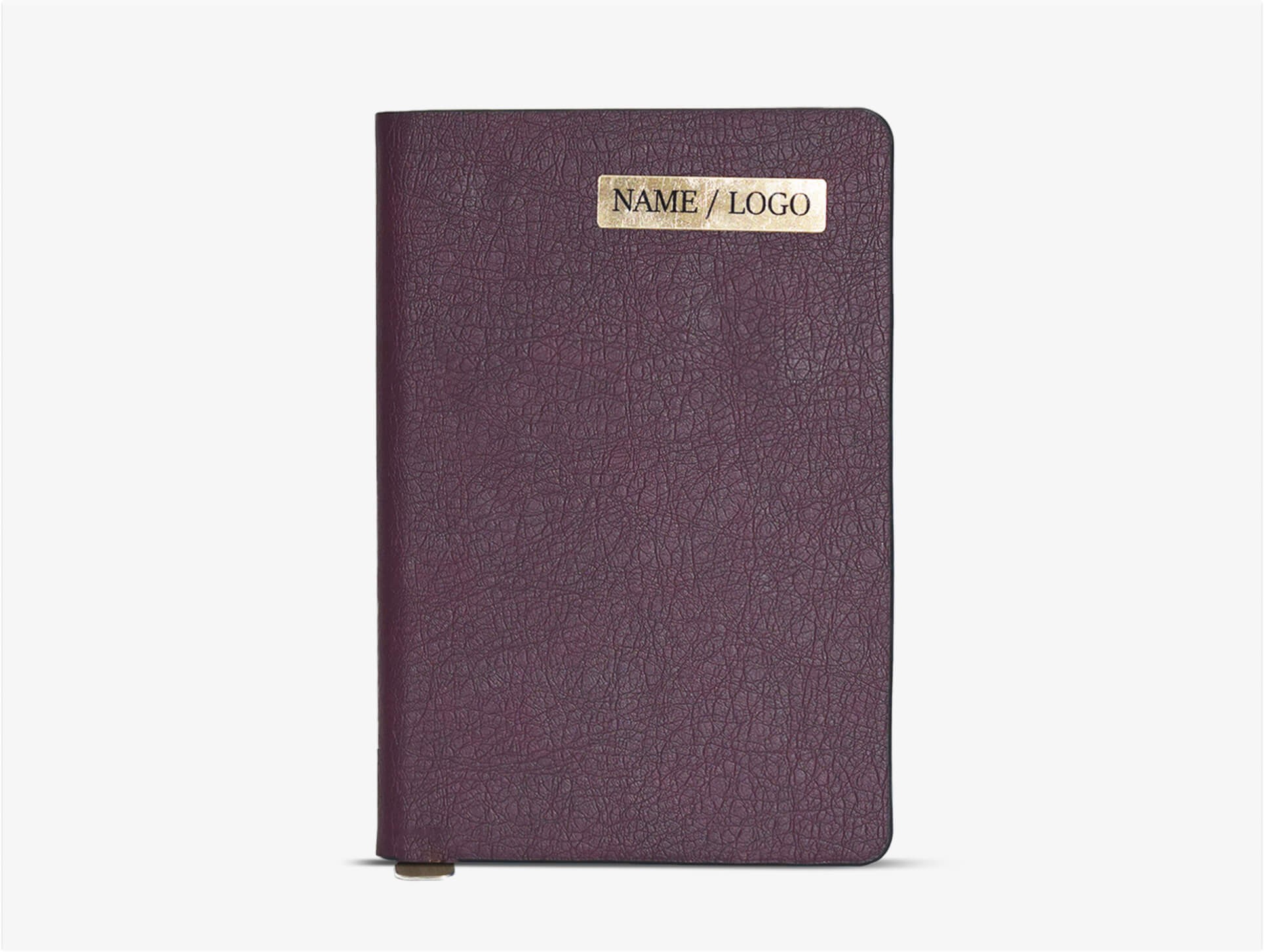 Plum Purple Leatherette Diary - Order Personalised Diaries & Planners ...