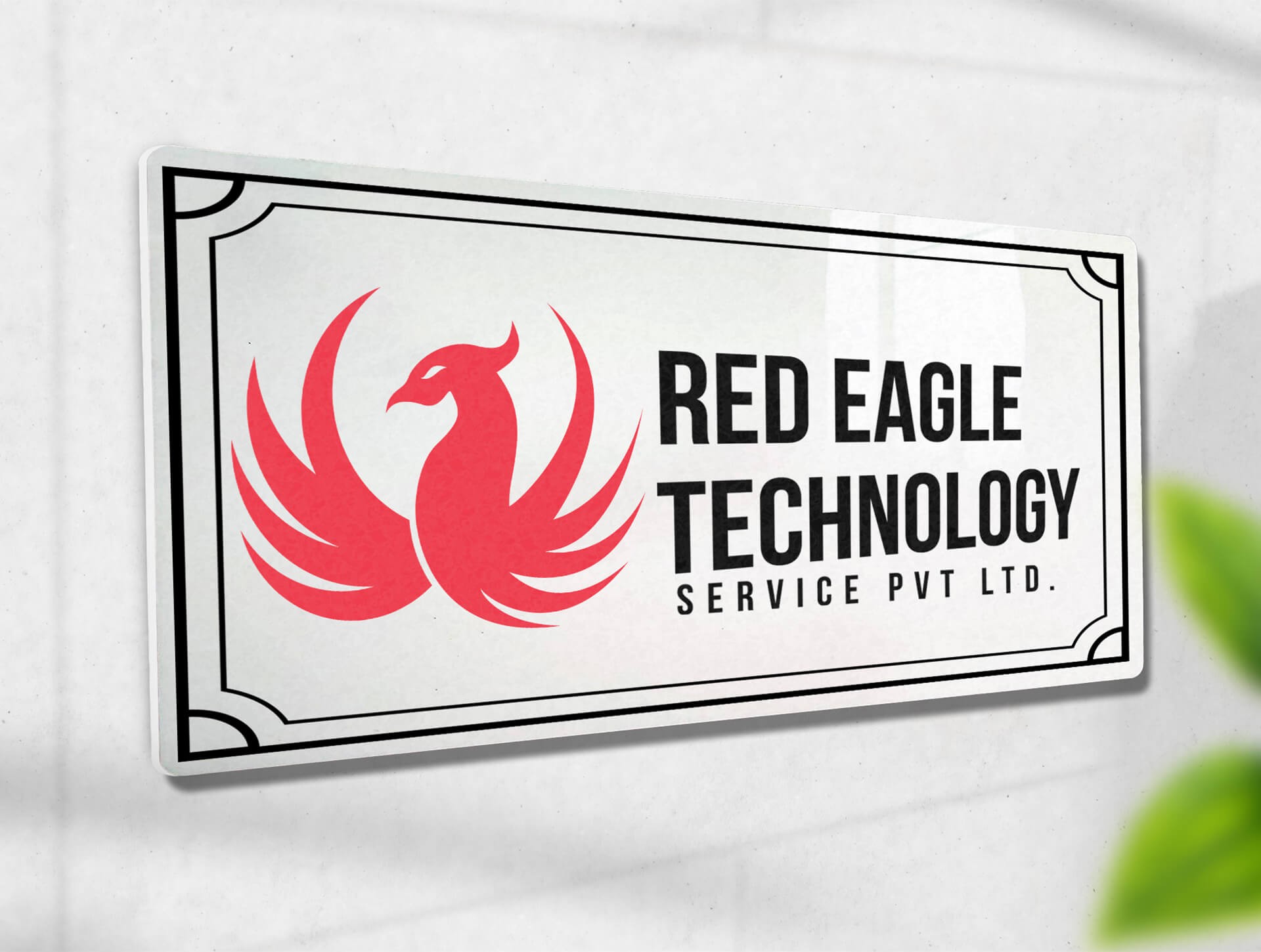 Buy Custom Rectangle Name Plates Online In India - Printo.in