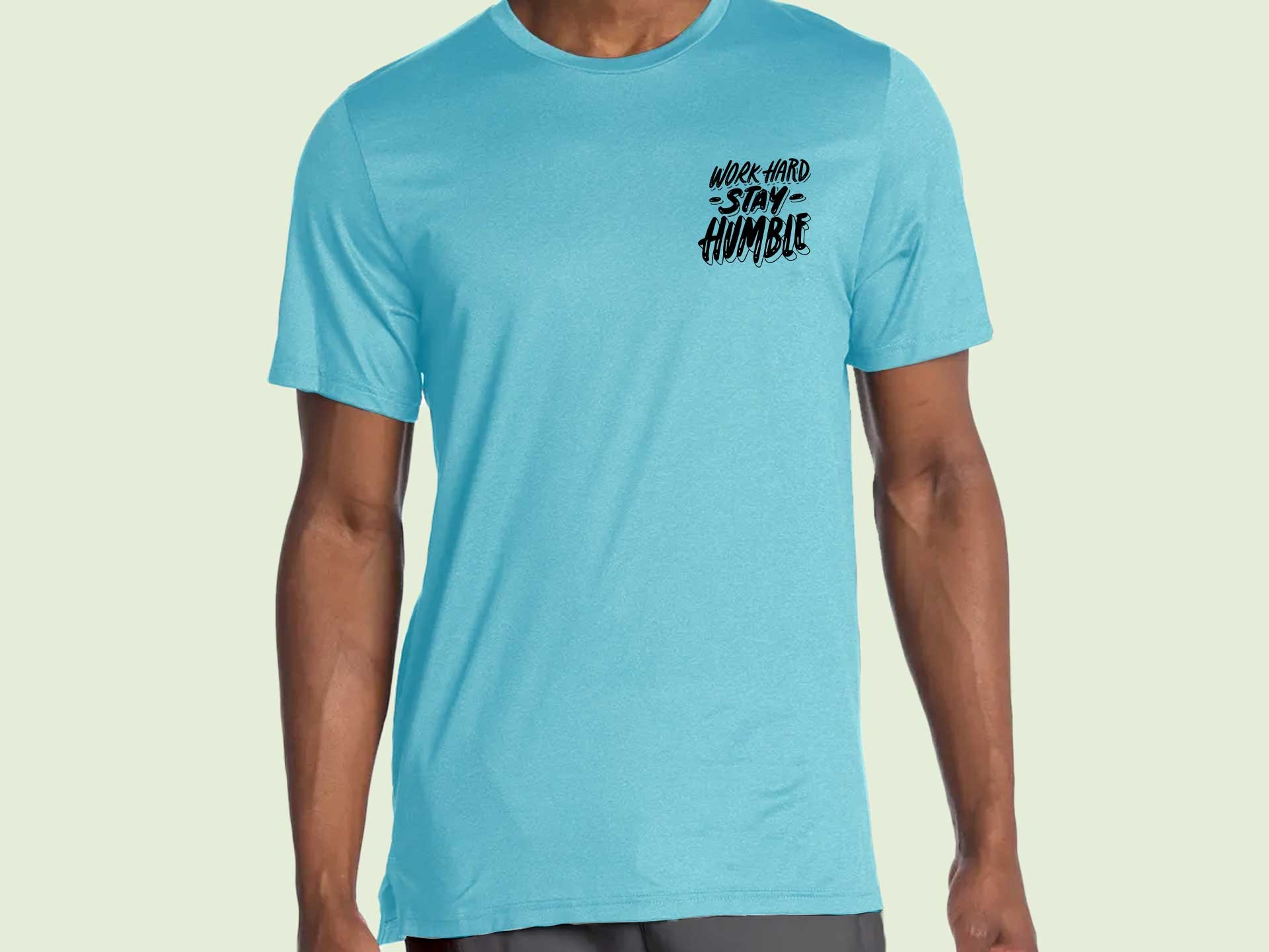 Round Neck Dry Fit T-Shirts (Half Sleeve) - Custom Printed Round Neck T ...