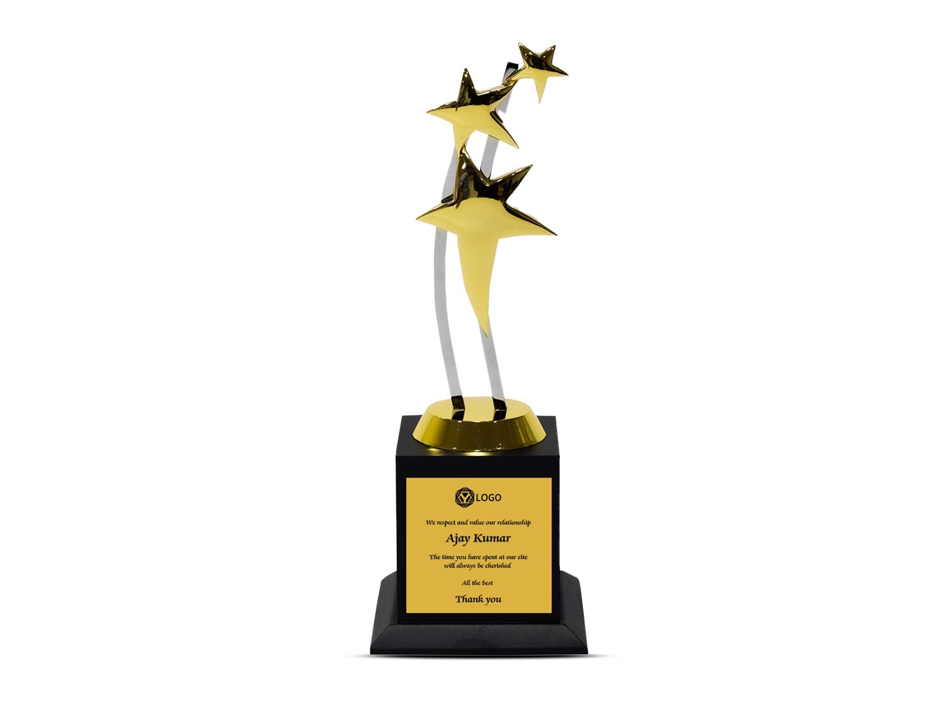 Starlink Trophy - Gold | Design Custom Awards Online | Printo